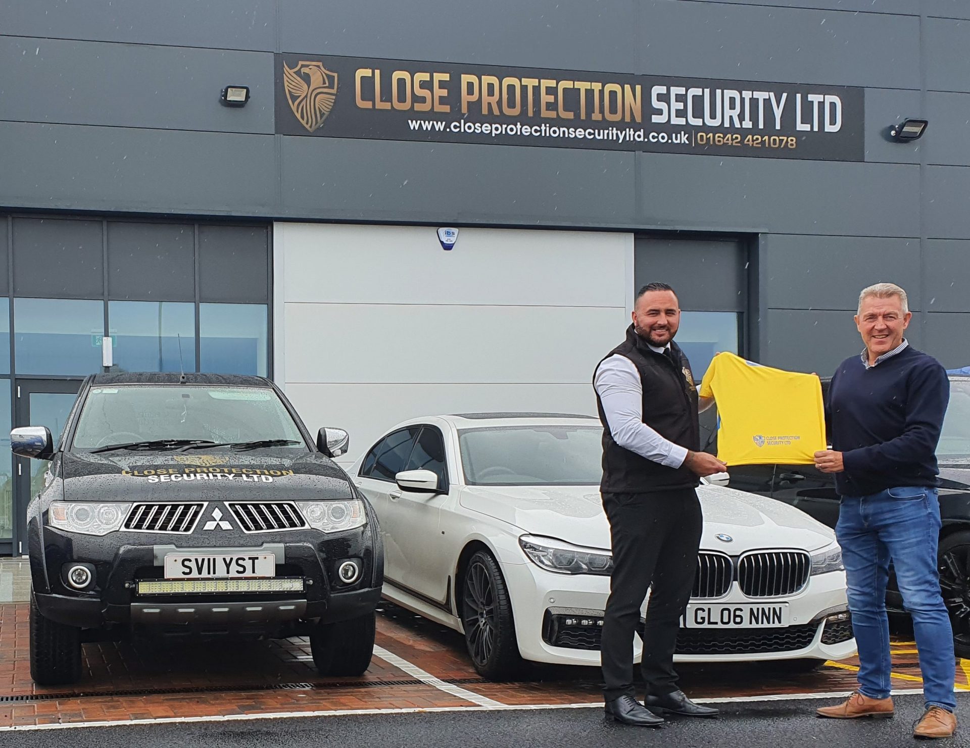Close Protection Security Continue Sponsorship - Stockton Town Football ...