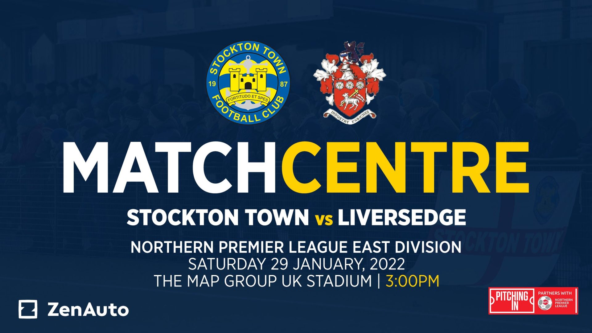 MATCH CENTRE | Stockton Town vs Liversedge - Stockton Town Football Club