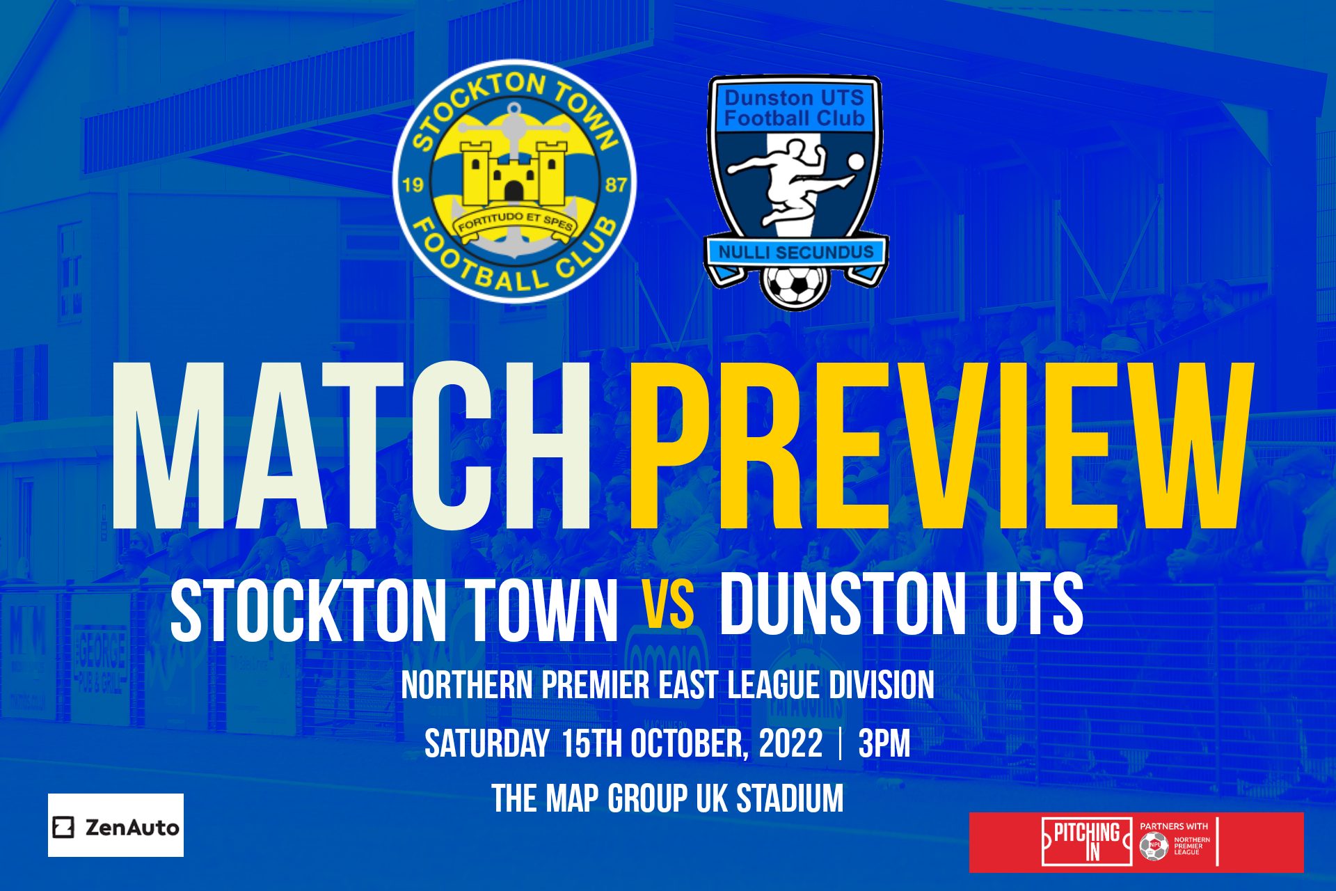 MATCH PREVIEW | Stockton Town v Dunston UTS - Stockton Town Football Club