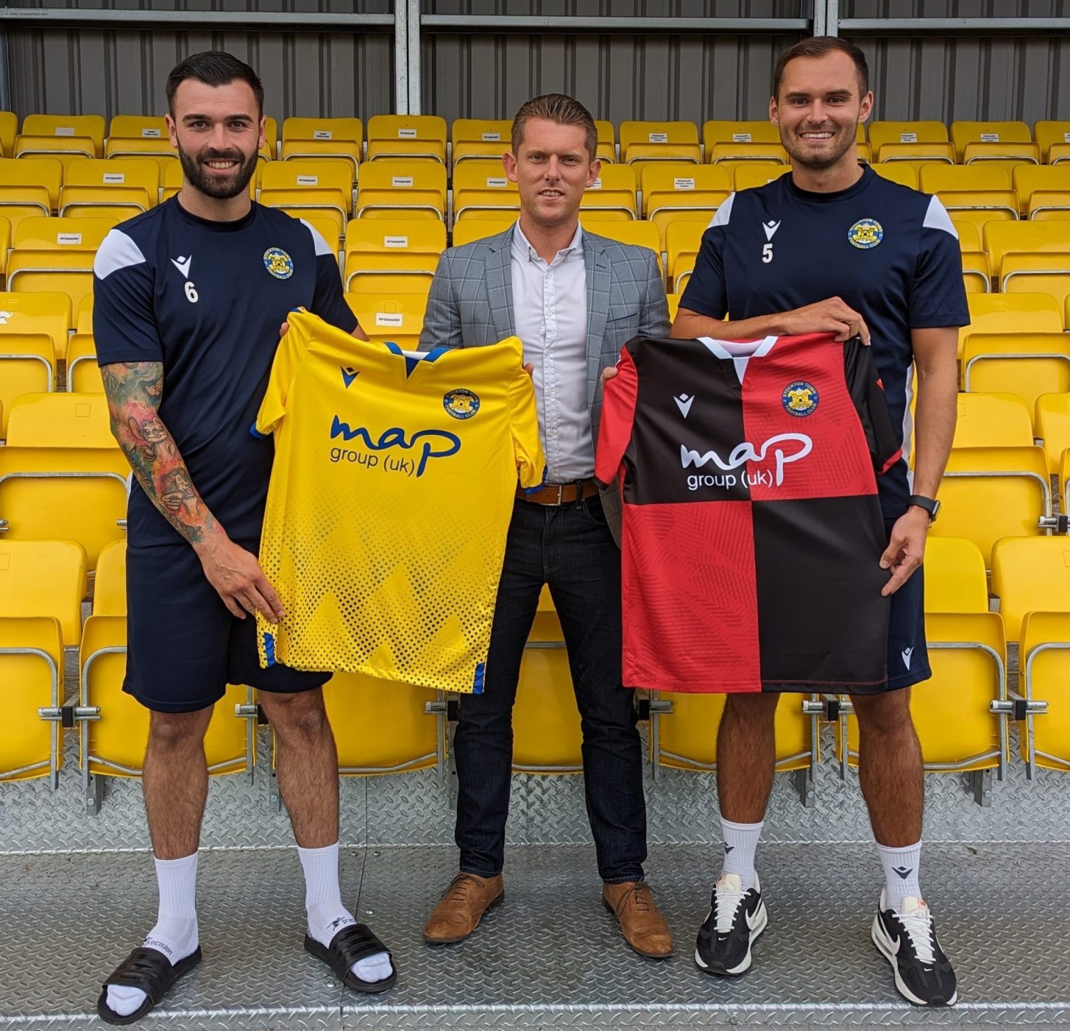 MAP Group UK renew Stadium and Shirt Sponsorship - Stockton Town ...
