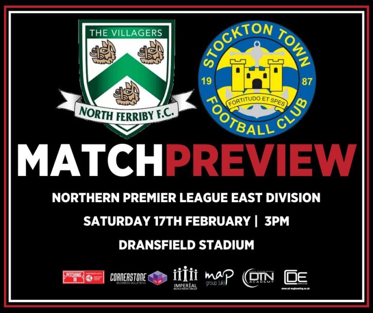 MATCH PREVIEW | North Ferriby v Stockton Town - Stockton Town Football Club