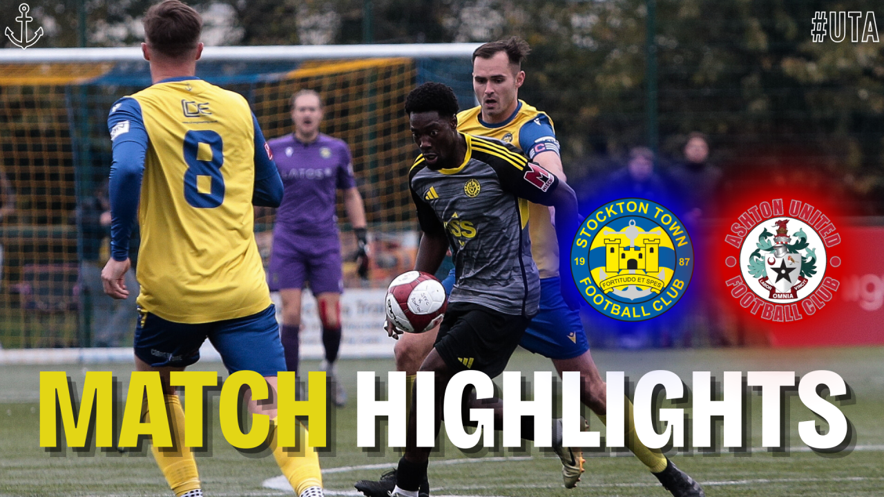 MATCH HIGHLIGHTS | Stockton Town 1-2 Ashton United - Stockton Town ...
